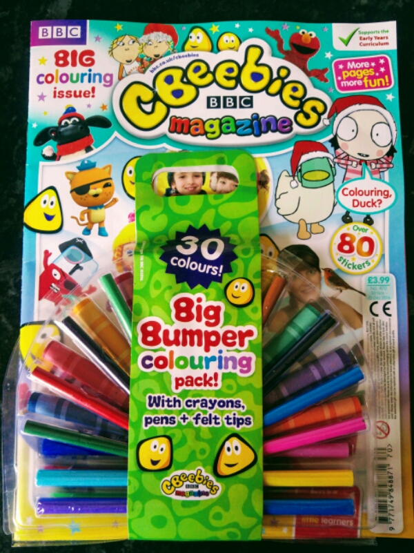 Cbeebies Magazine - Learning & Colouring Fun Together - Relentlessly Purple